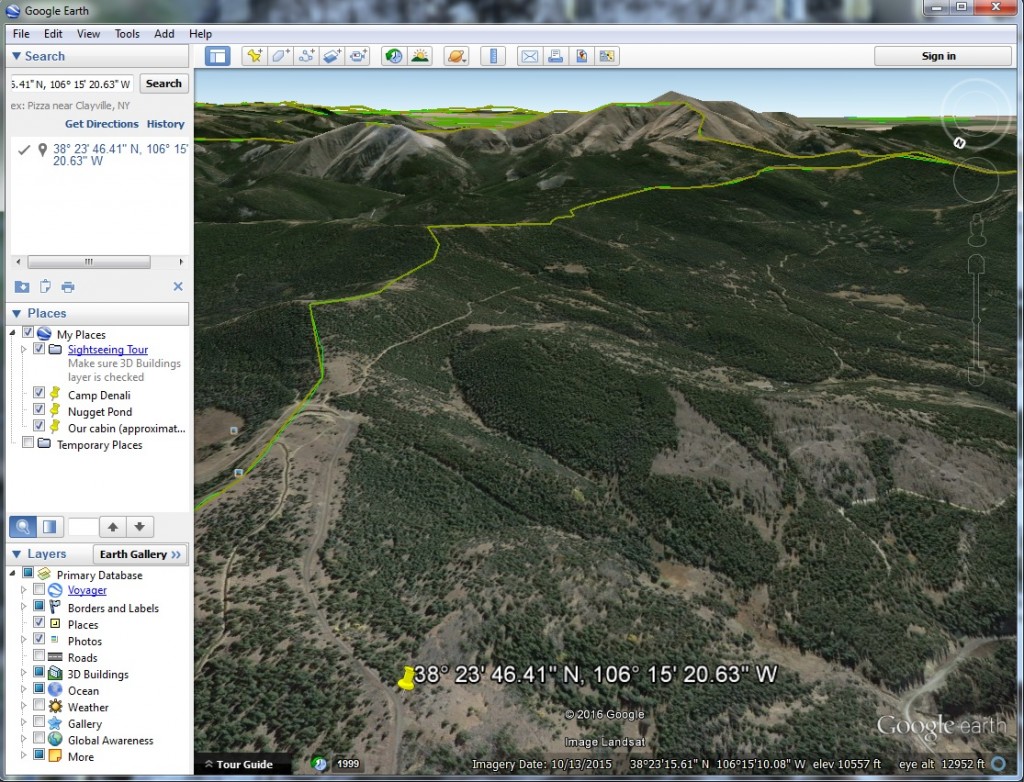 Using Google Earth to Find the Name of a Mountain (and How to Get GPS ...